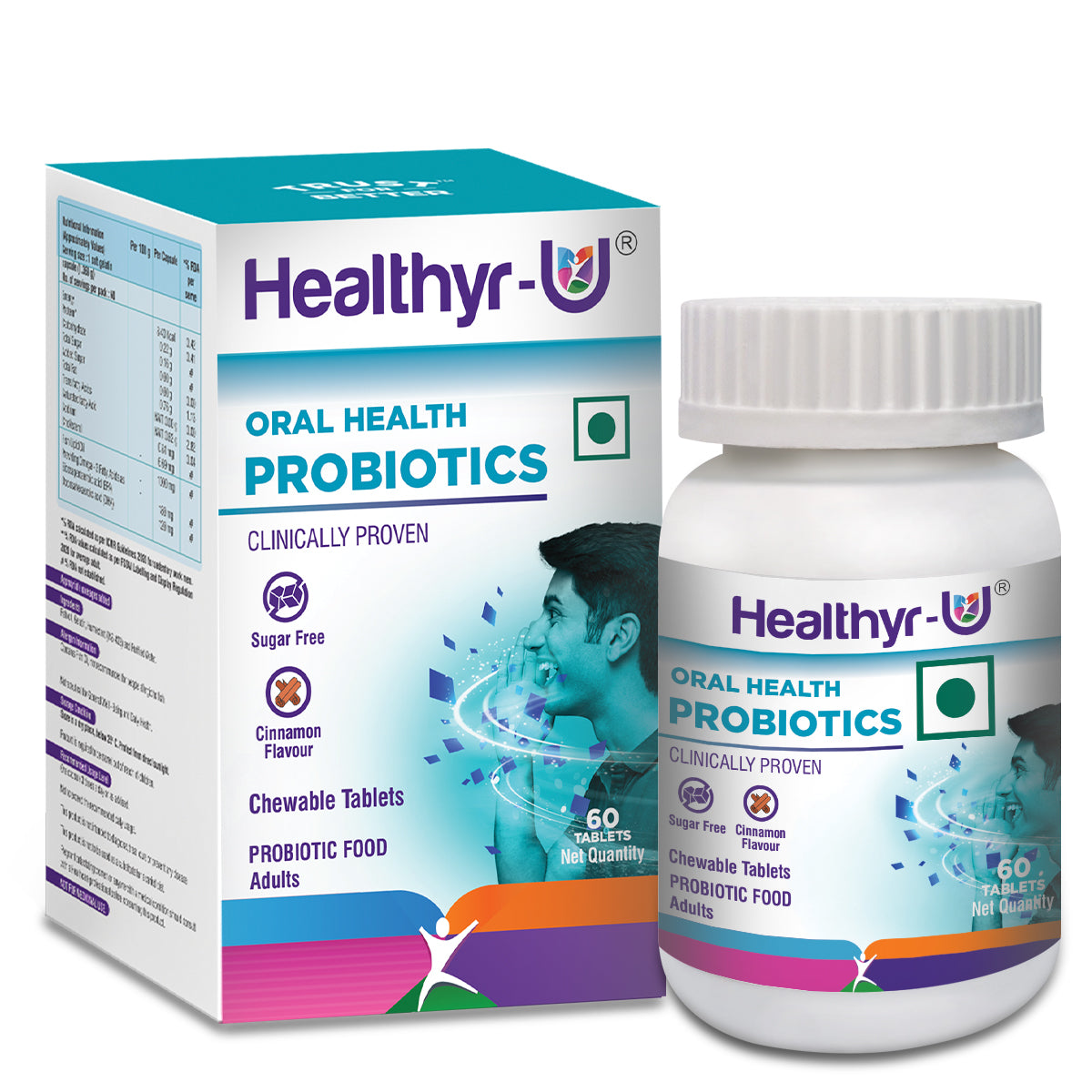 Oral Health Probiotic Chewable Tablets | Freshen breath | Oral care